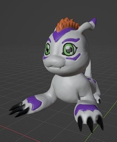 gomamon 3D model 3D printable | CGTrader