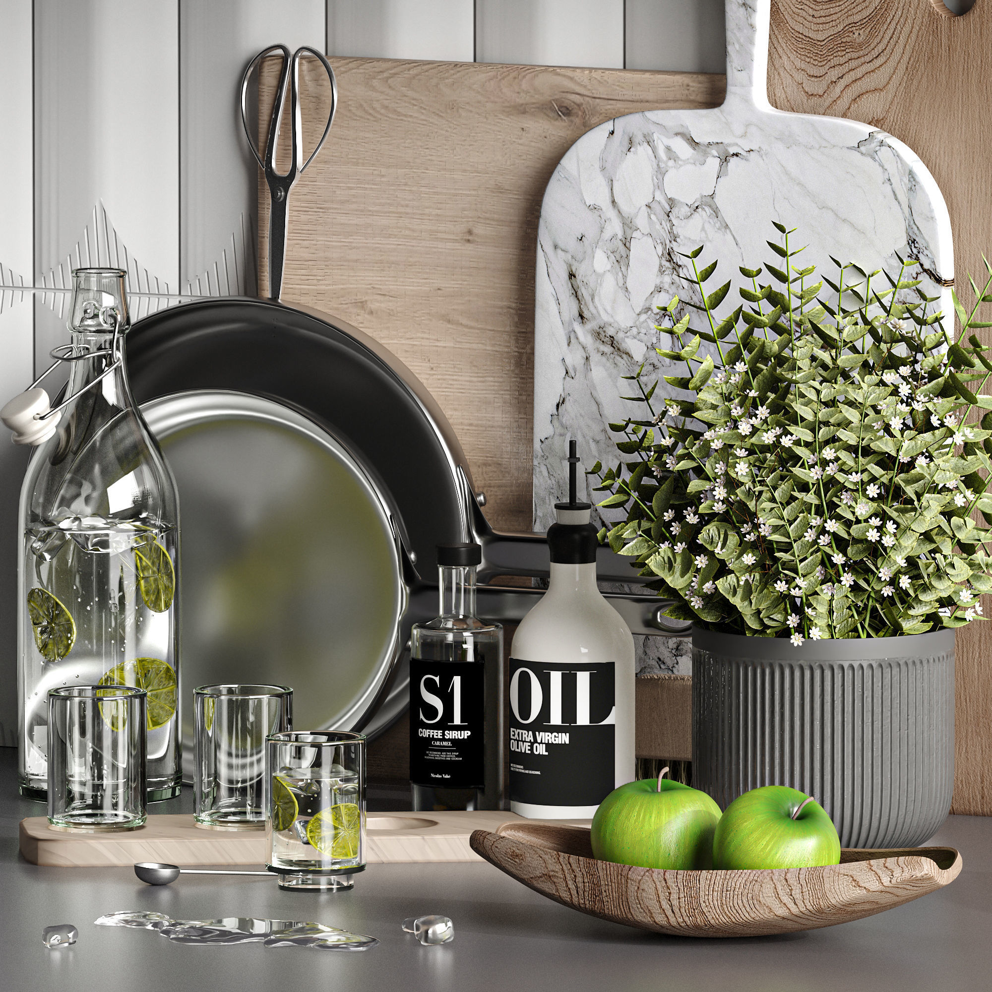 kitchen accessories 023 3D model | CGTrader
