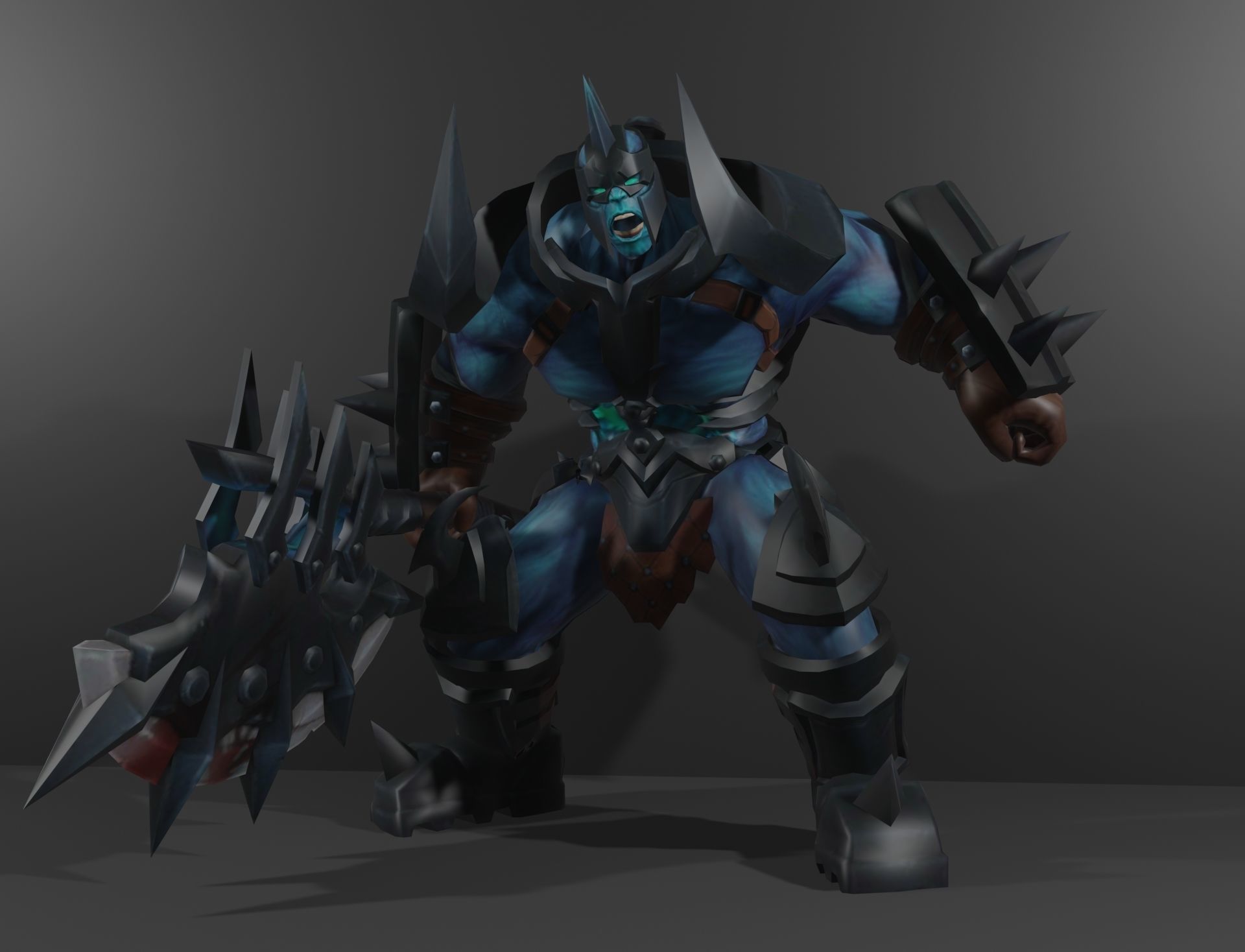 blue gaint 3D model animated rigged | CGTrader