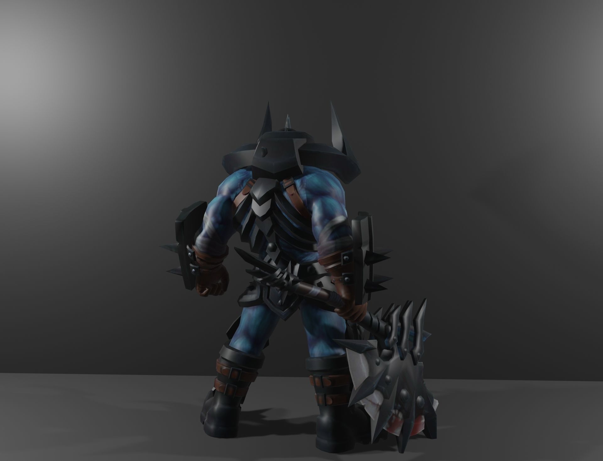 blue gaint 3D model animated rigged | CGTrader