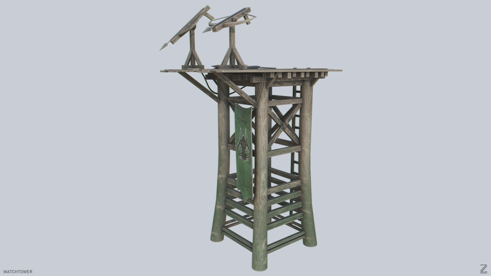 3D model Watchtower VR / AR / low-poly | CGTrader