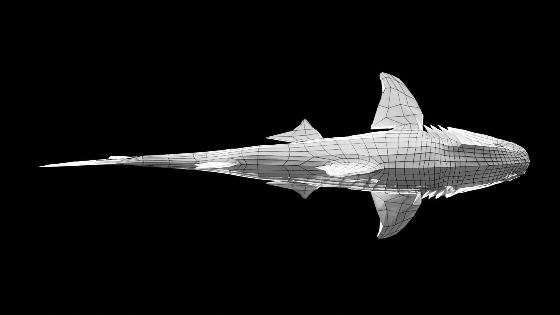 3D model Bamboo Shark Base Mesh VR / AR / low-poly | CGTrader