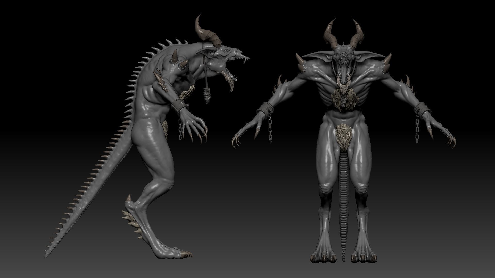 Shadowclaw Beast High Quality Sculpt 3D model 3D model | CGTrader