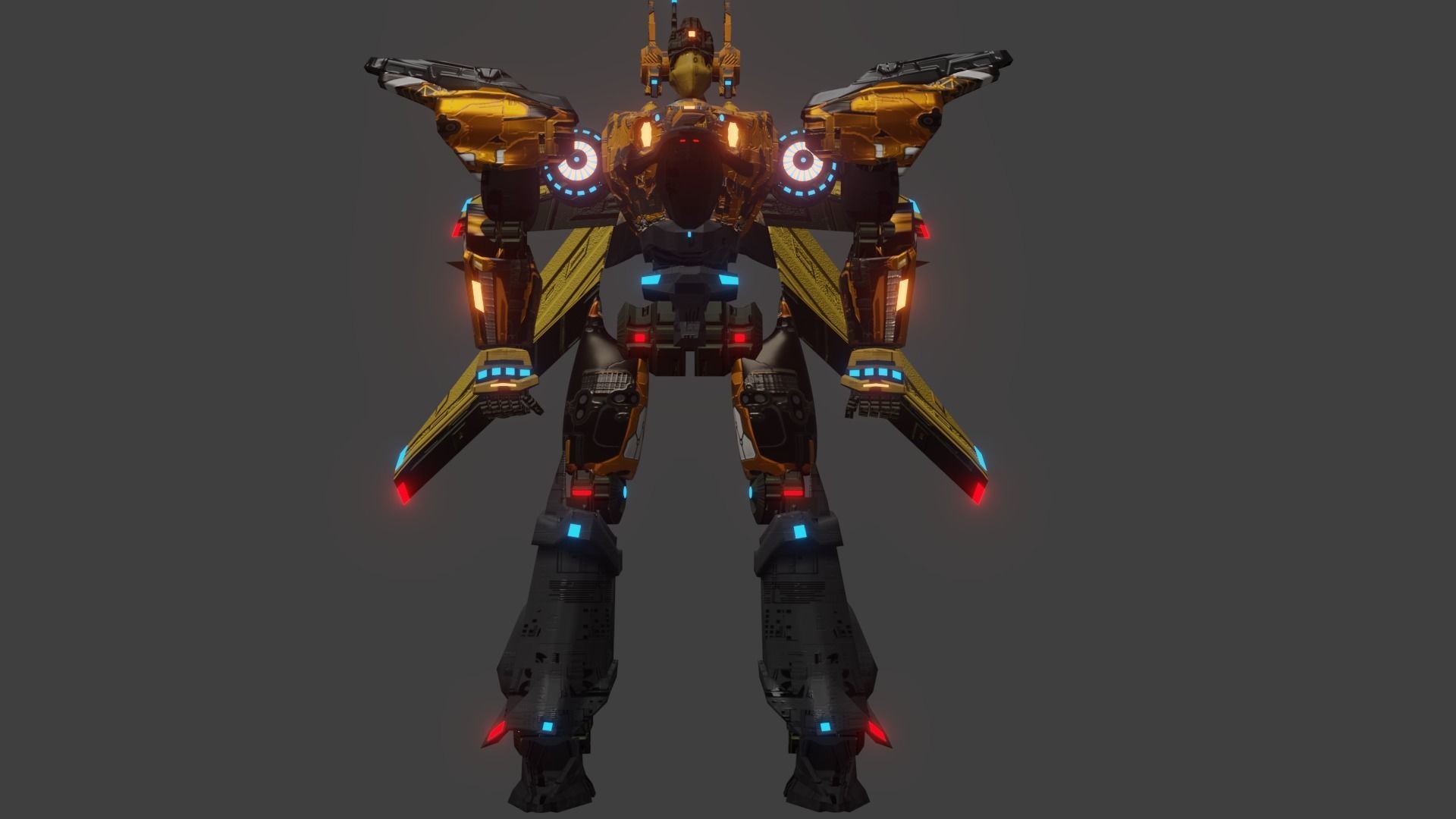 3D model sci-fi robot humanoid VR / AR / low-poly | CGTrader