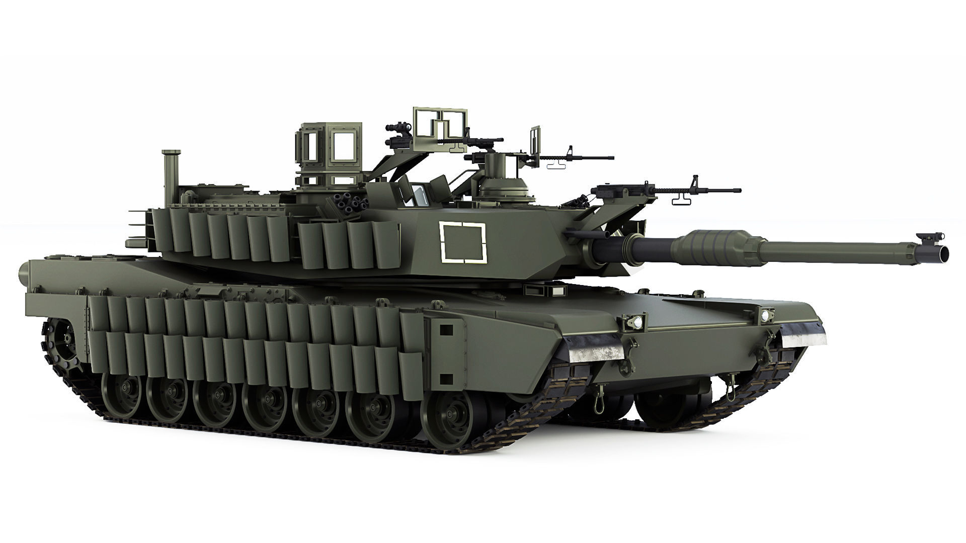 Tank Abrams M1A2 SEP TUSK II 2020 3D model | CGTrader