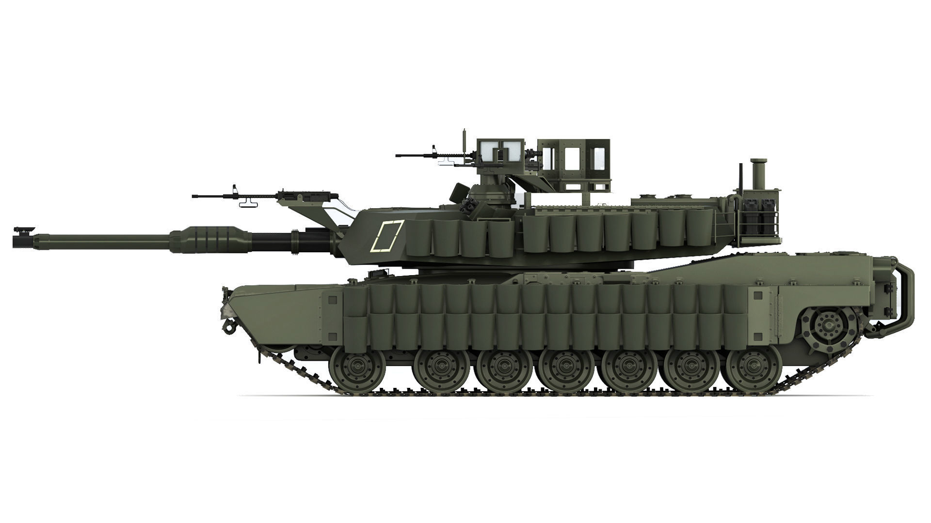 Tank Abrams M1A2 SEP TUSK II 2020 3D model | CGTrader