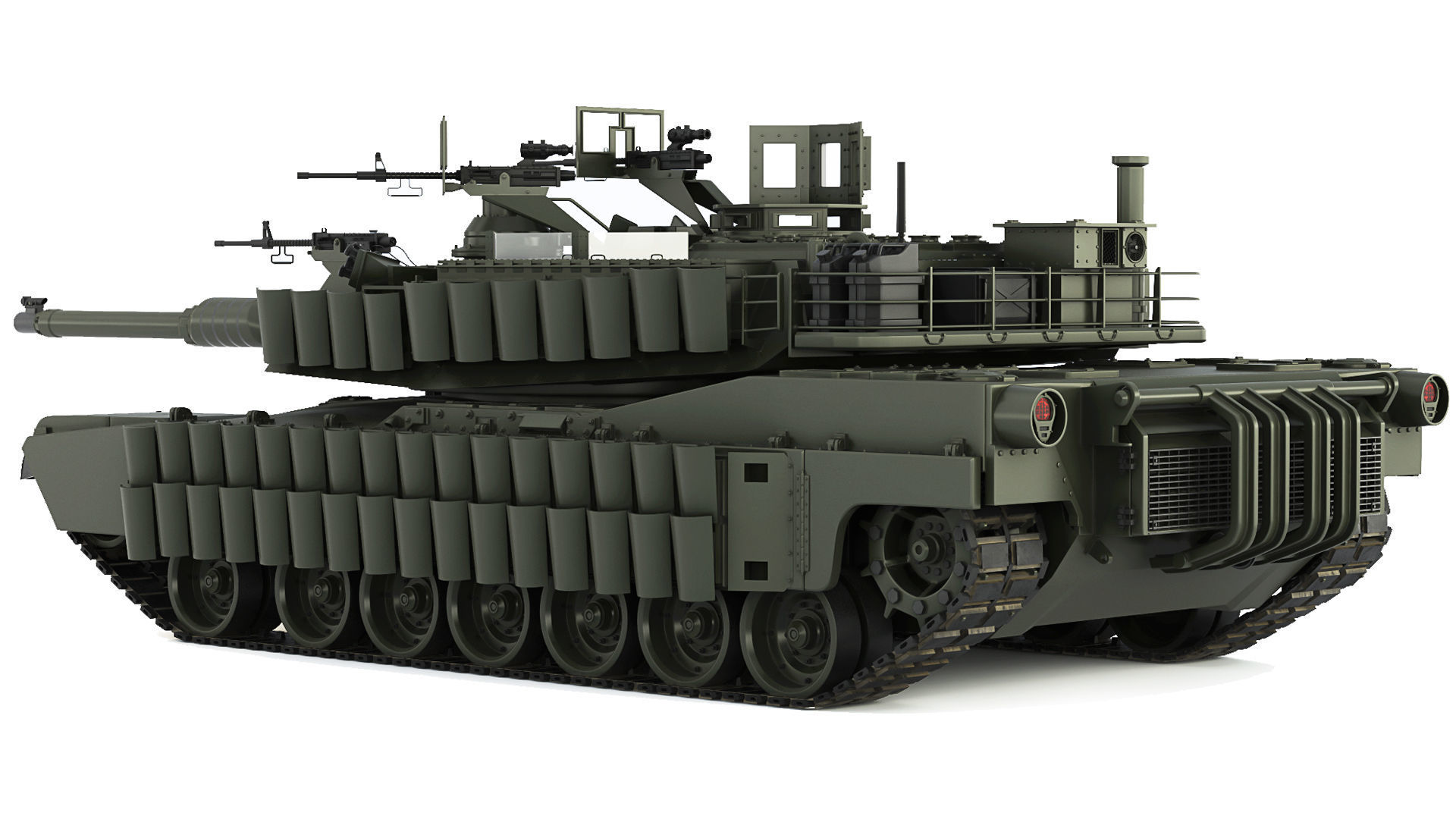 Tank Abrams M1A2 SEP TUSK II 2020 3D model | CGTrader