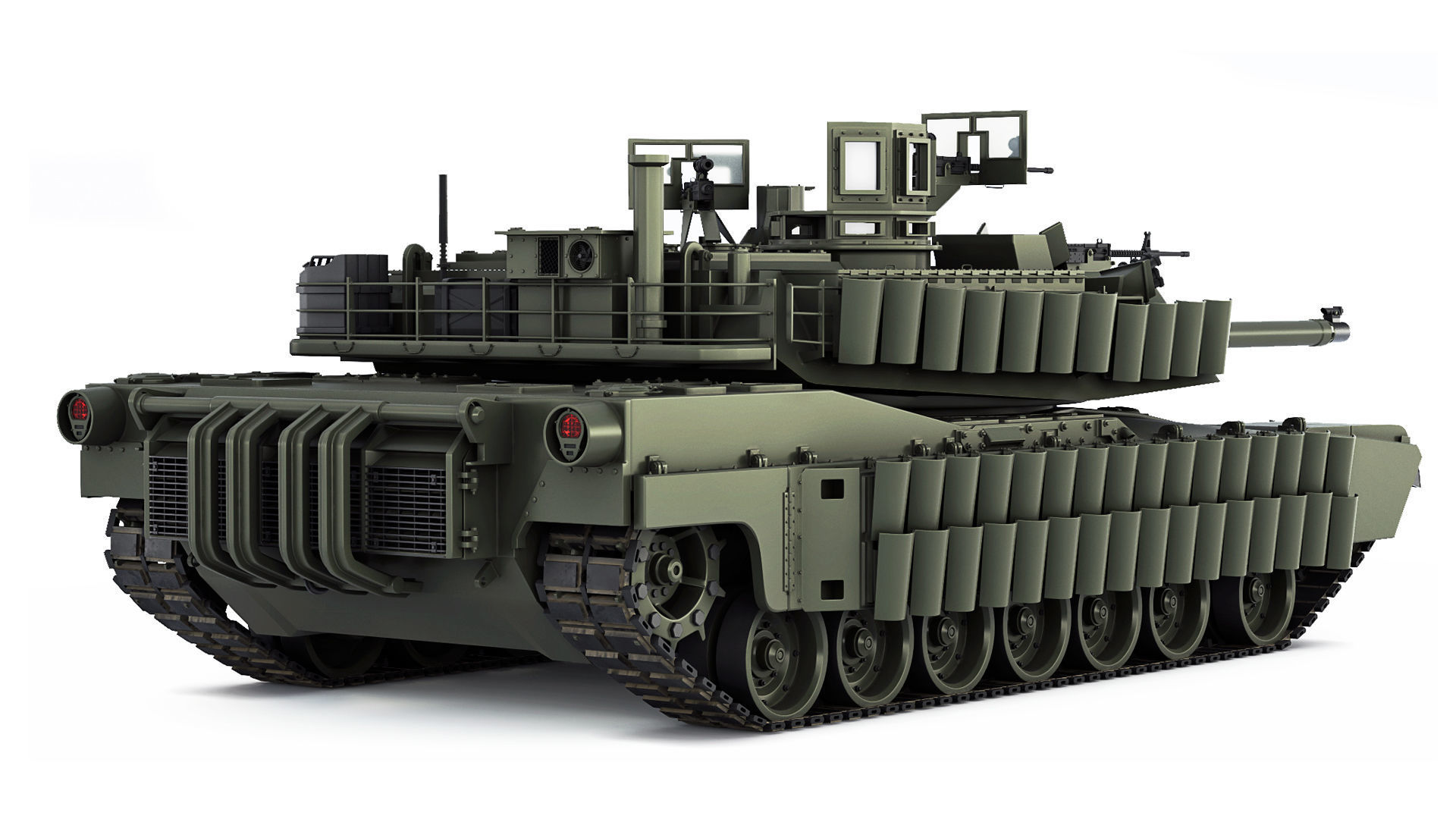 Tank Abrams M1A2 SEP TUSK II 2020 3D model | CGTrader