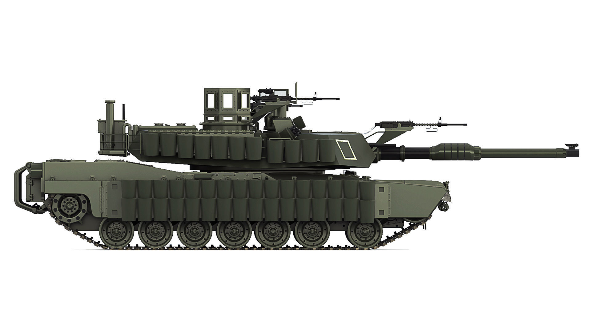 Tank Abrams M1A2 SEP TUSK II 2020 3D model | CGTrader