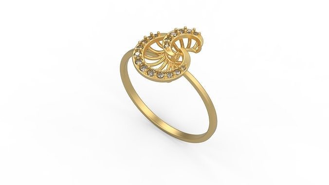 Minimalist Ring 817 3D model 3D printable | CGTrader