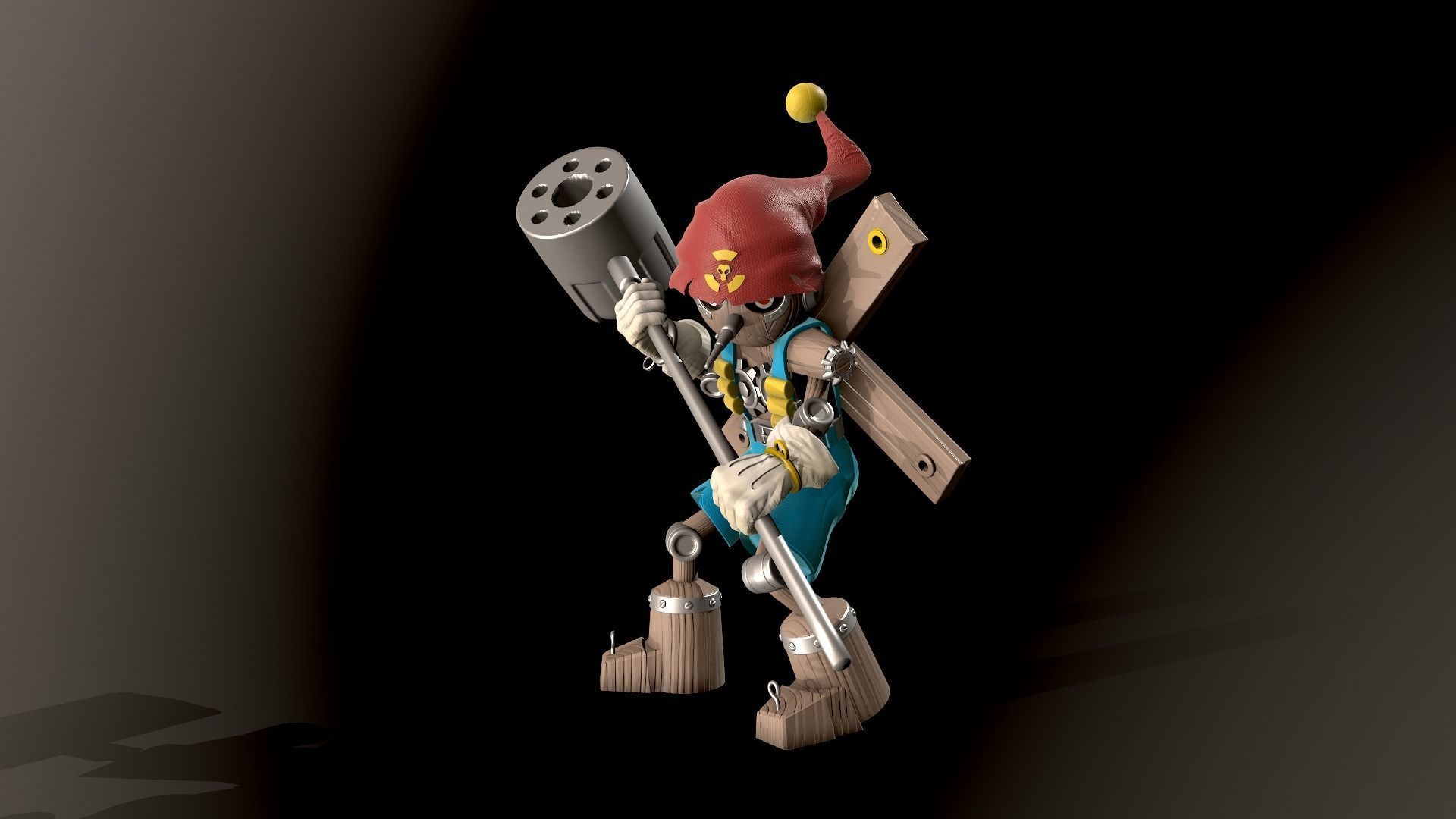 Puppetmon Digimon Dark masters 3D model 3D printable | CGTrader