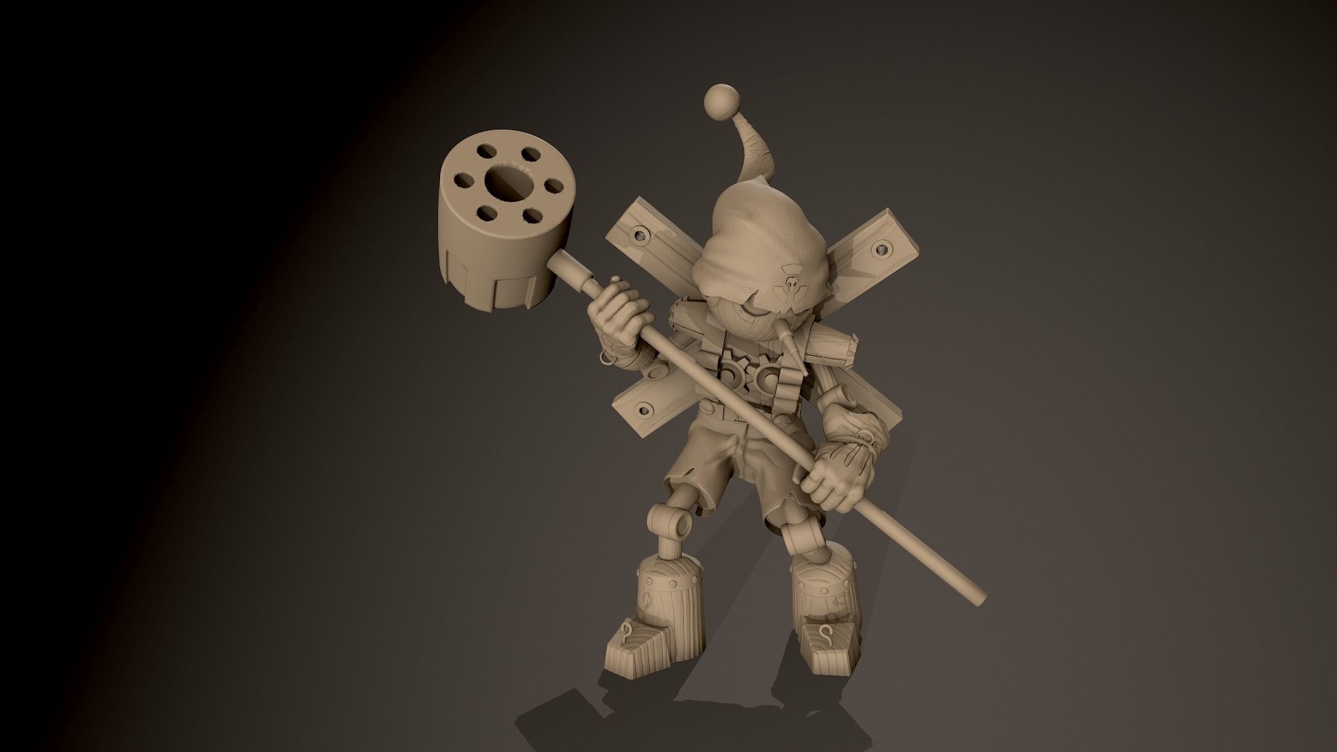 Puppetmon Digimon Dark masters 3D model 3D printable | CGTrader