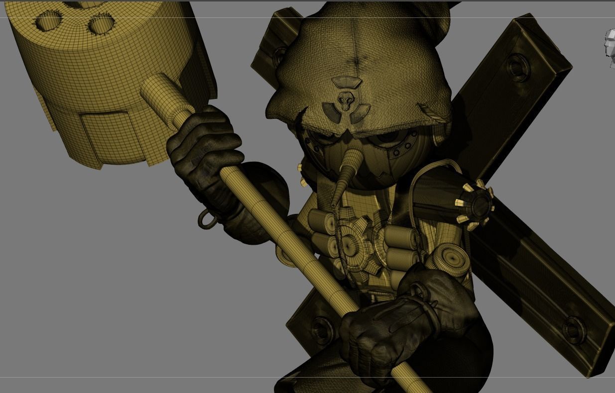 Puppetmon Digimon Dark masters 3D model 3D printable | CGTrader