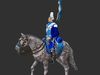 Ulhan on horseback - Polish lancer - Napoleonic wars 3D model 3D ...