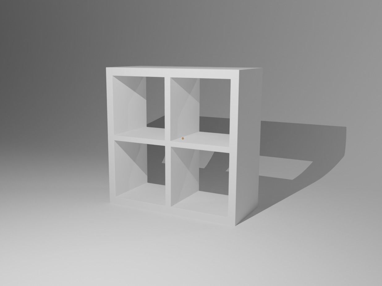 Square Cabinet free 3D model | CGTrader