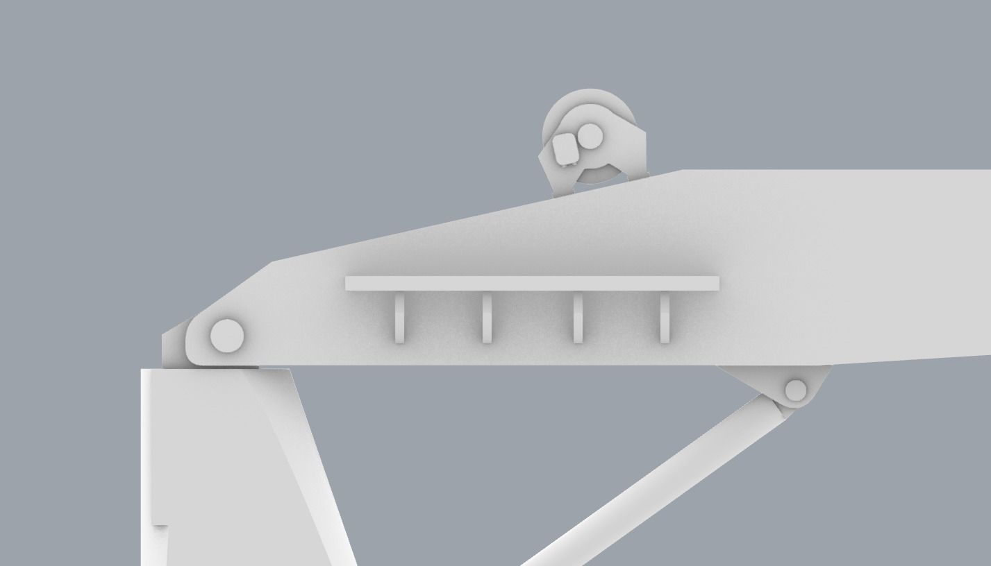 LNG Ships Deck Crane 3D model | CGTrader