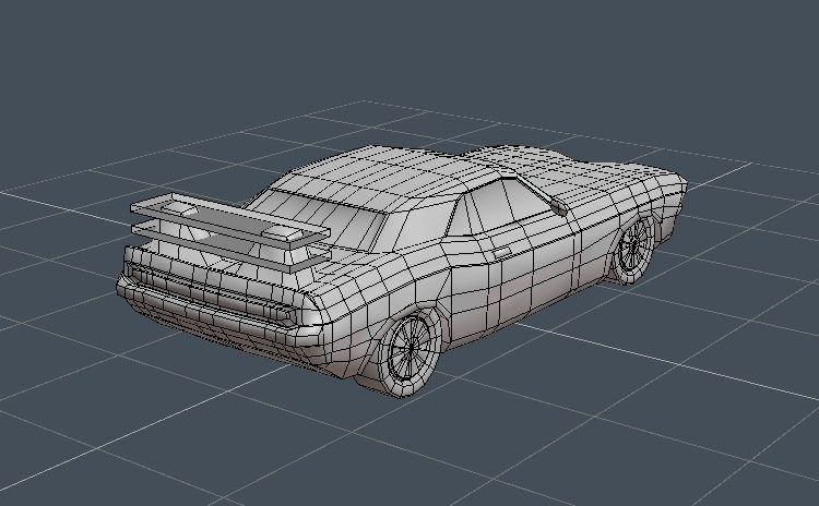 3D model Uncolored Car Model VR / AR / low-poly | CGTrader