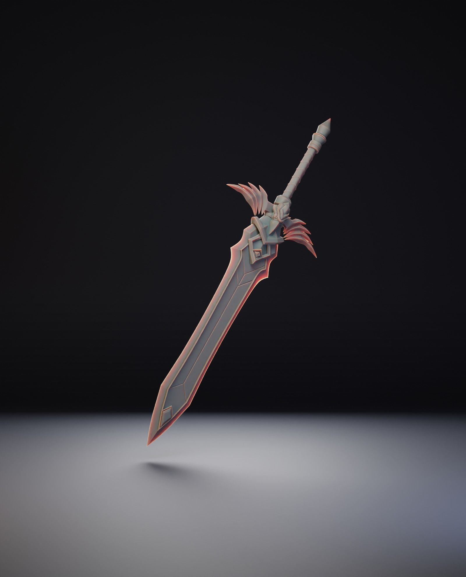 7TH LEGIONNAIRE CLAYMORE 2H SWORD - WORLD OF WARCRAFT 3D model 3D ...