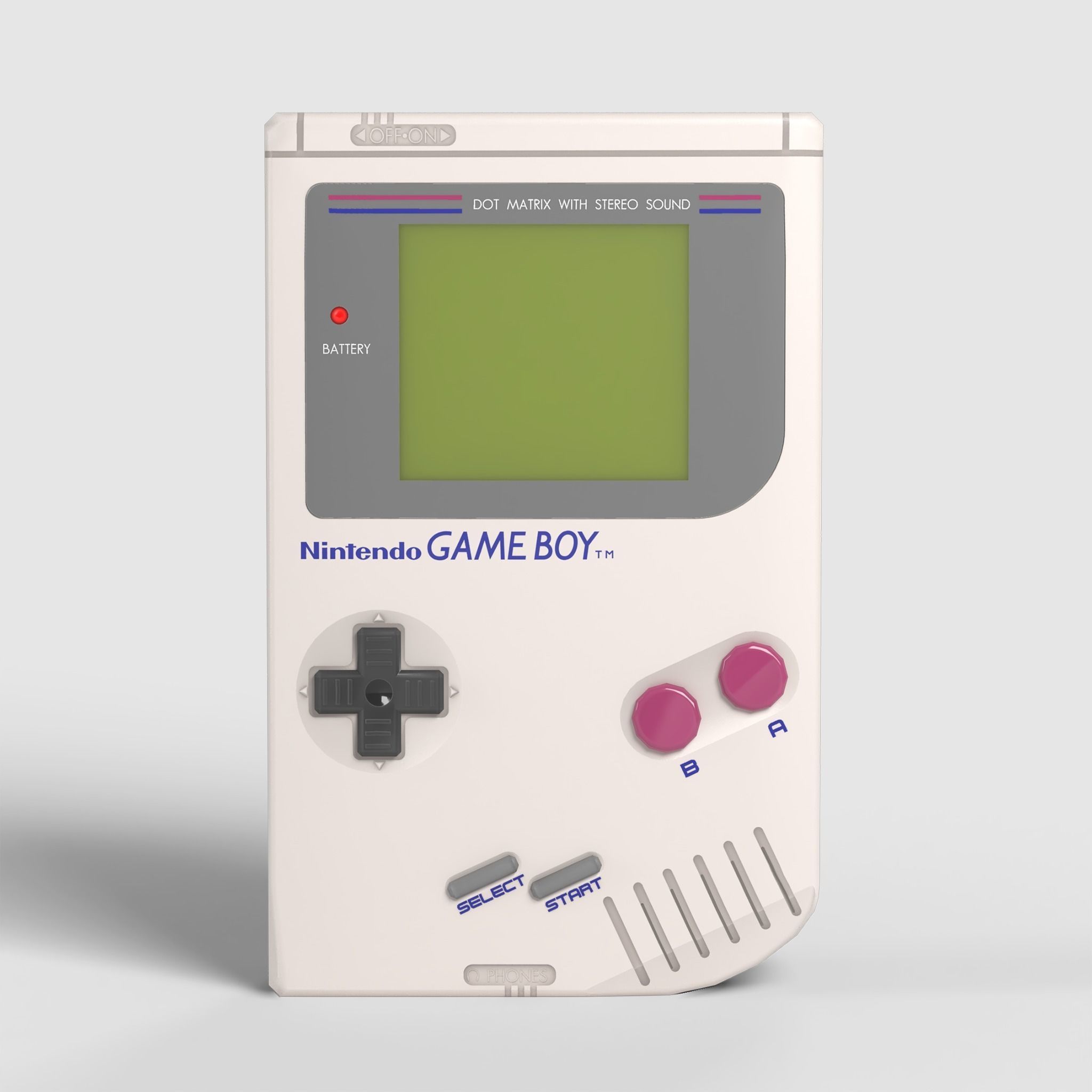 3D model Gameboy Lowpoly - PBR - 4K Textures - 3D Model - High-quality ...