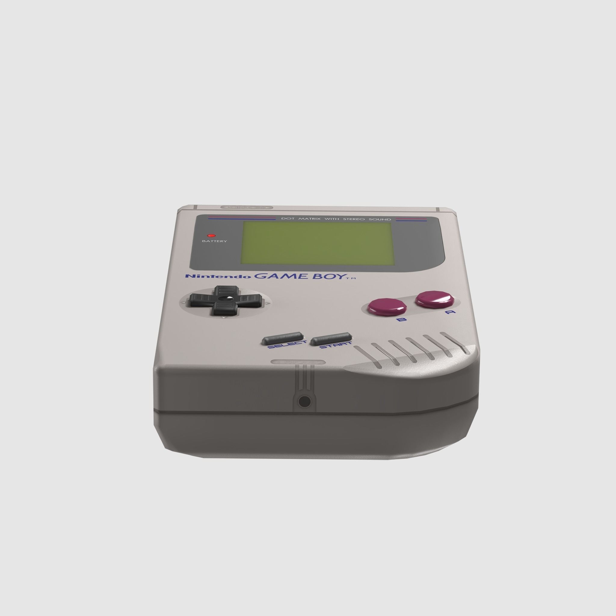 3D model Gameboy Lowpoly - PBR - 4K Textures - 3D Model - High-quality ...