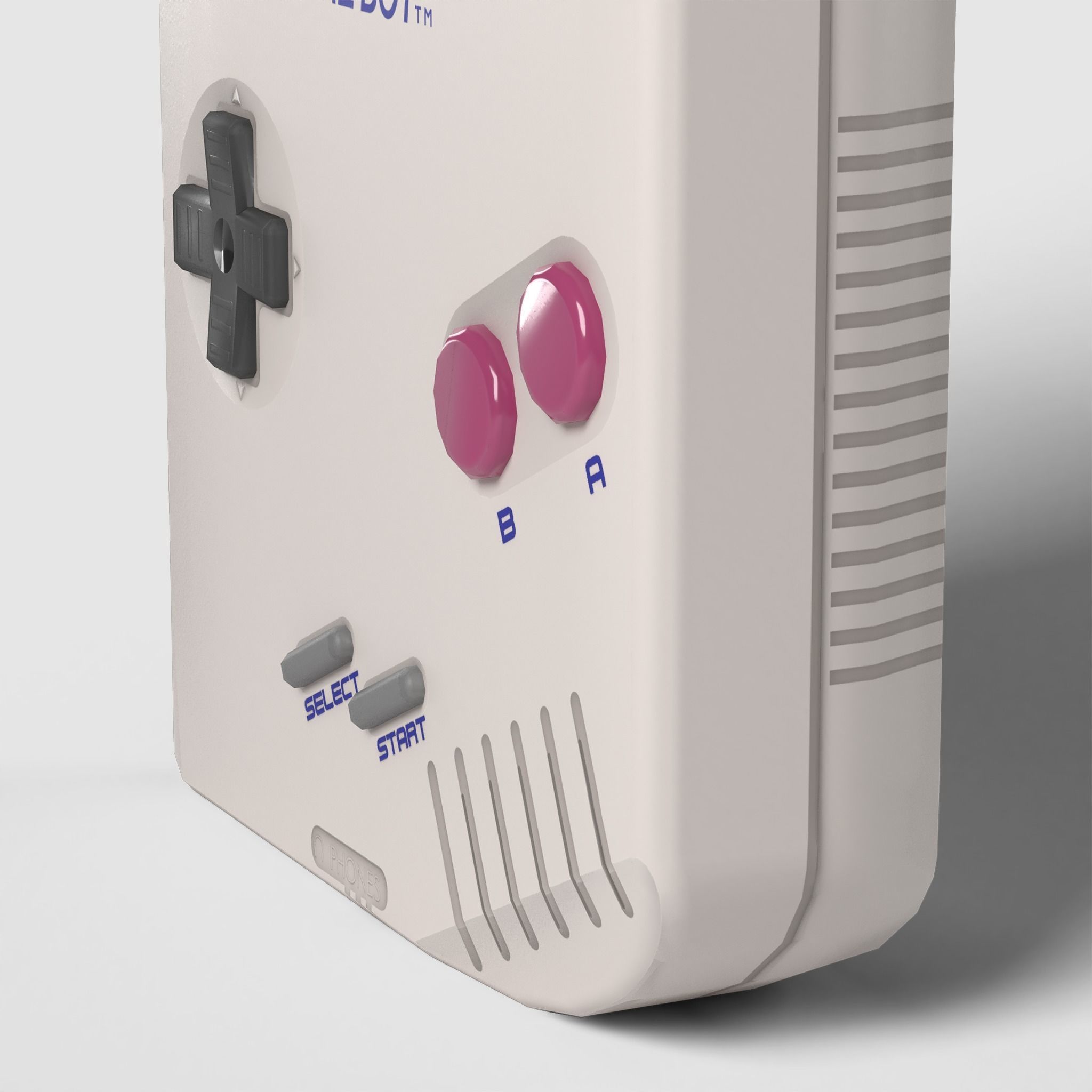 3D model Gameboy Lowpoly - PBR - 4K Textures - 3D Model - High-quality ...