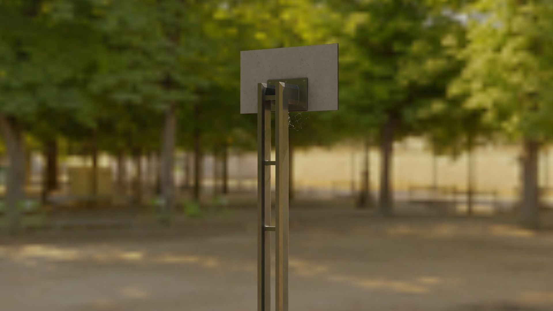 3D model Outdoor Basketball Hoop VR / AR / low-poly | CGTrader