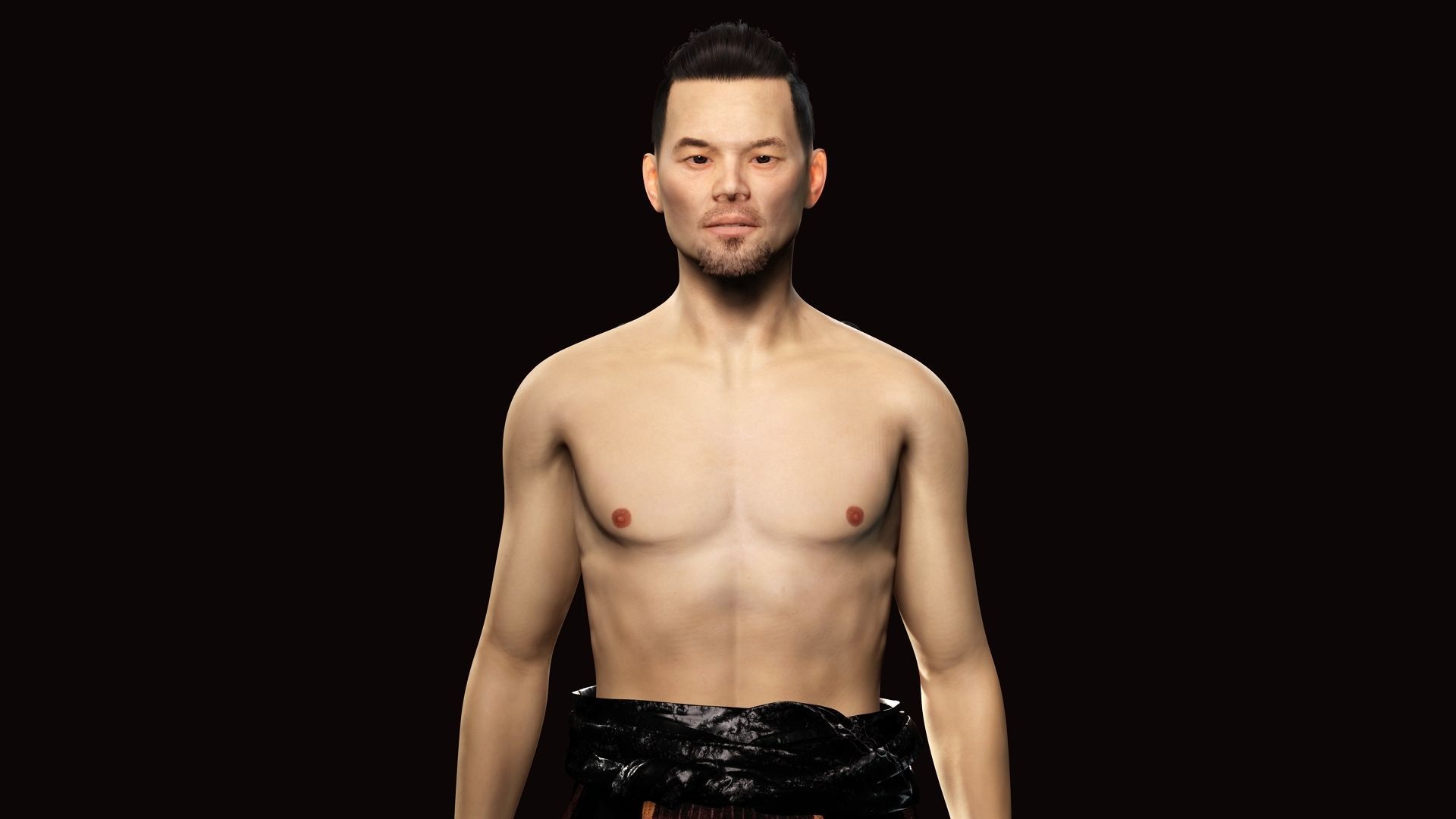 3D model Realistic Samurai male Shogun VR / AR / low-poly | CGTrader