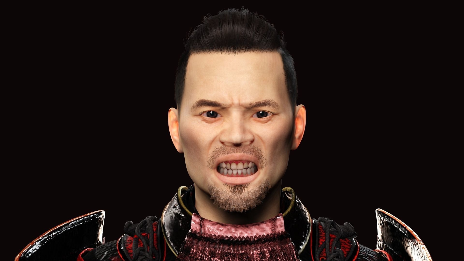 3D model Realistic Samurai male Shogun VR / AR / low-poly | CGTrader