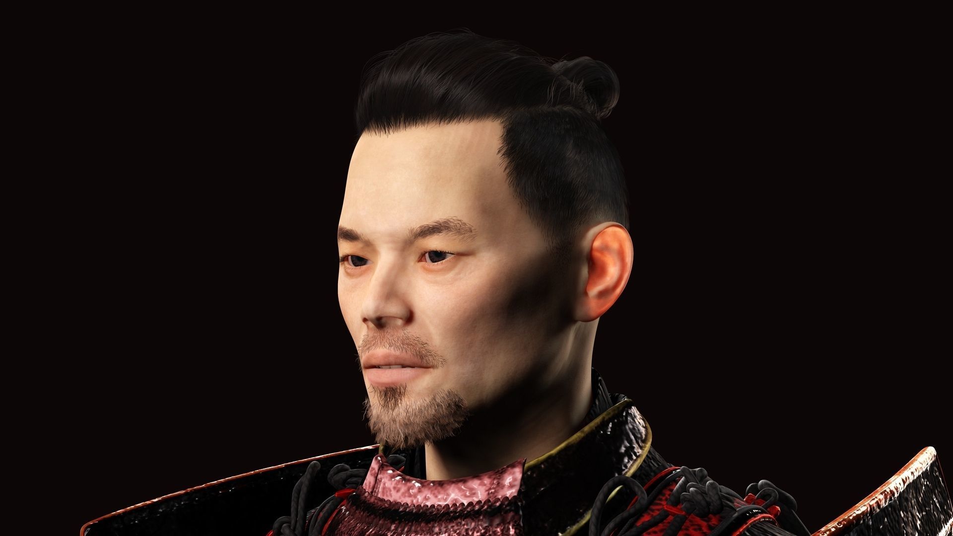 3D model Realistic Samurai male Shogun VR / AR / low-poly | CGTrader