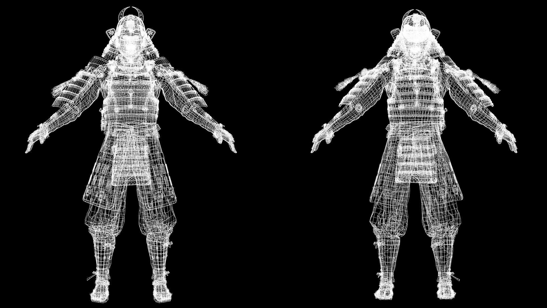 3D model Realistic Samurai male Shogun VR / AR / low-poly | CGTrader