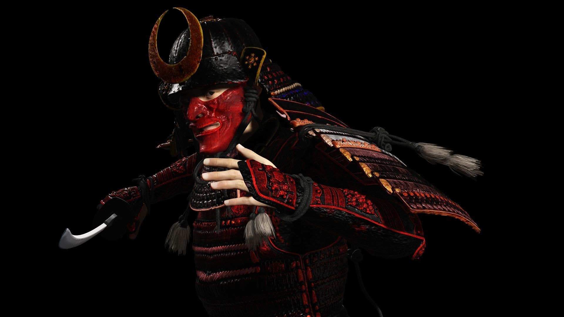 3D model Realistic Samurai male Shogun VR / AR / low-poly | CGTrader