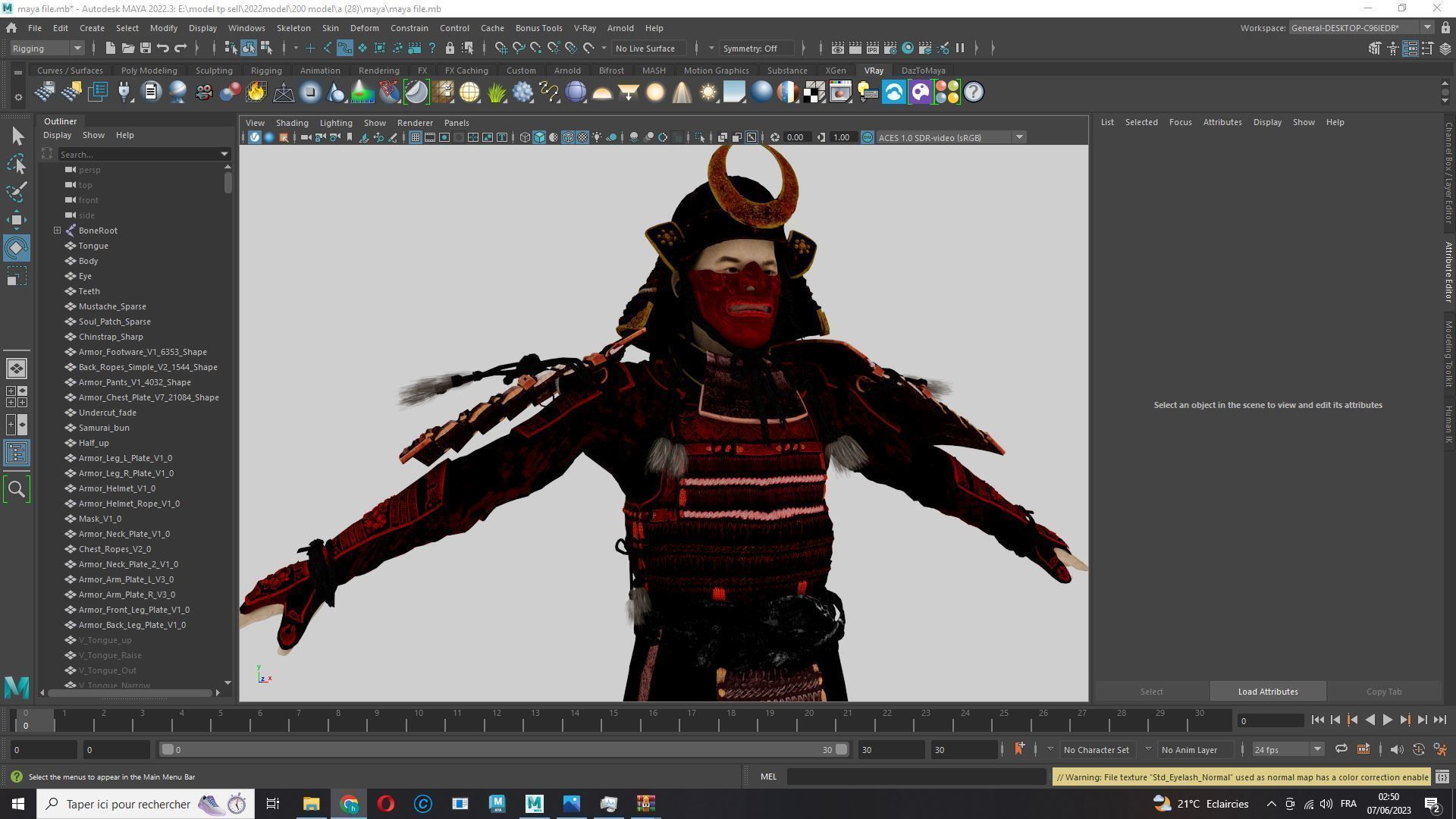 3D model Realistic Samurai male Shogun VR / AR / low-poly | CGTrader