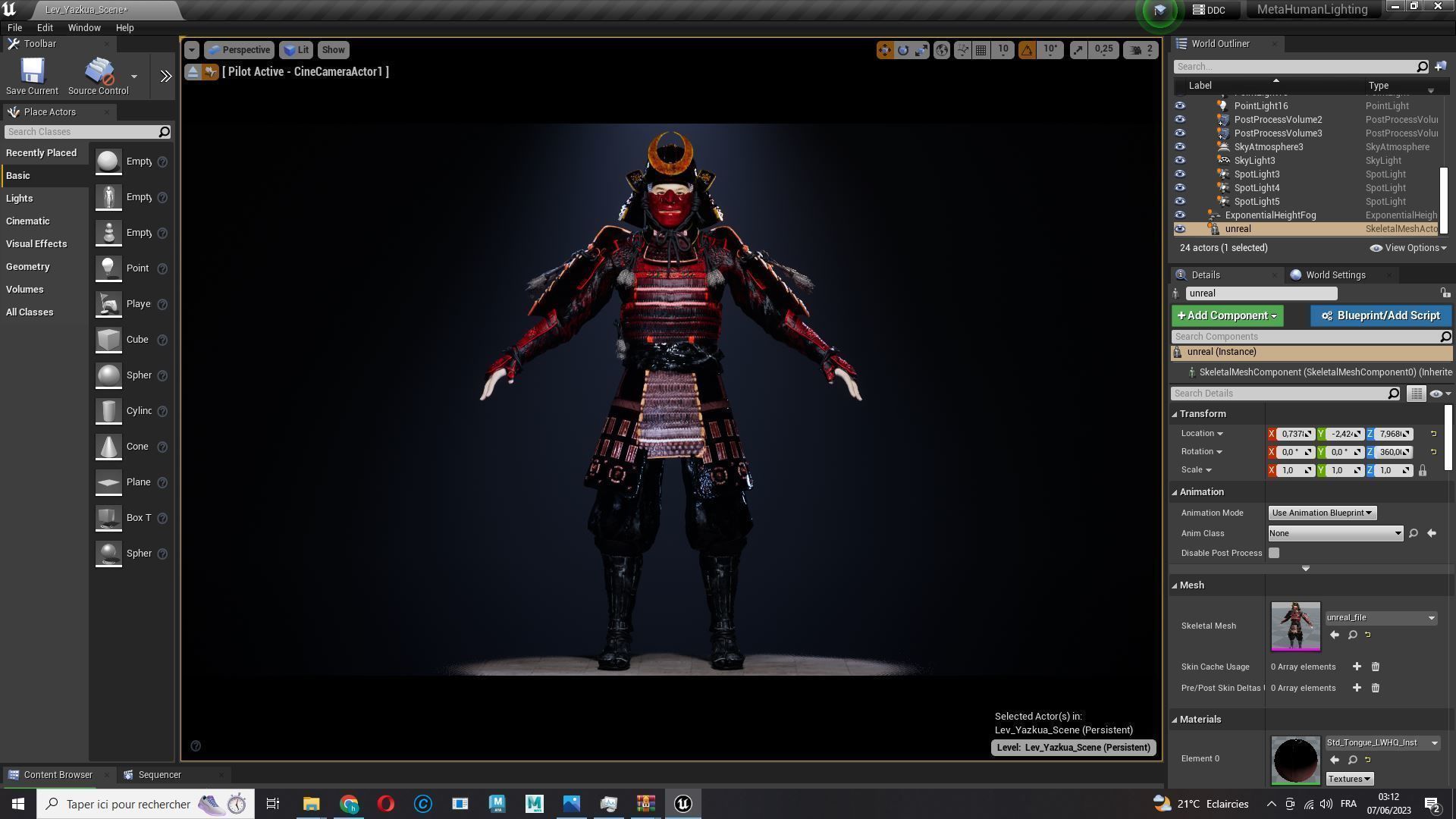 3D model Realistic Samurai male Shogun VR / AR / low-poly | CGTrader