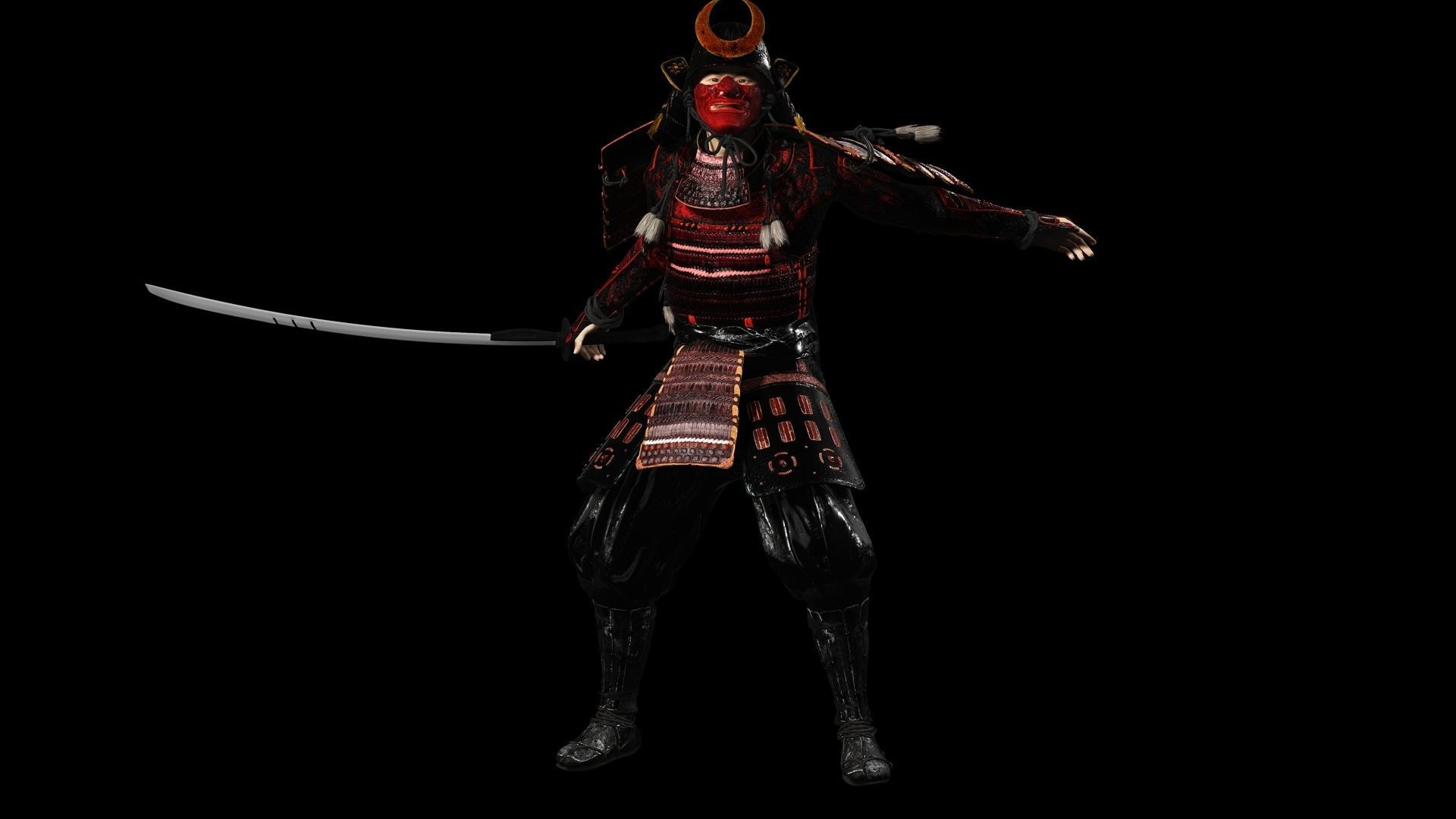 3D model Realistic Samurai male Shogun VR / AR / low-poly | CGTrader
