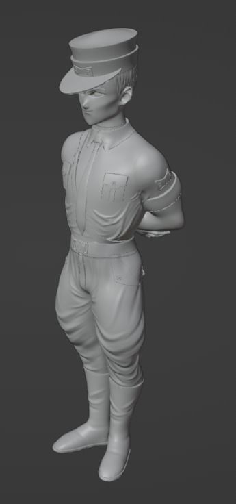 Dragon Ball - General Blue from Red Ribbon 3D model 3D printable | CGTrader