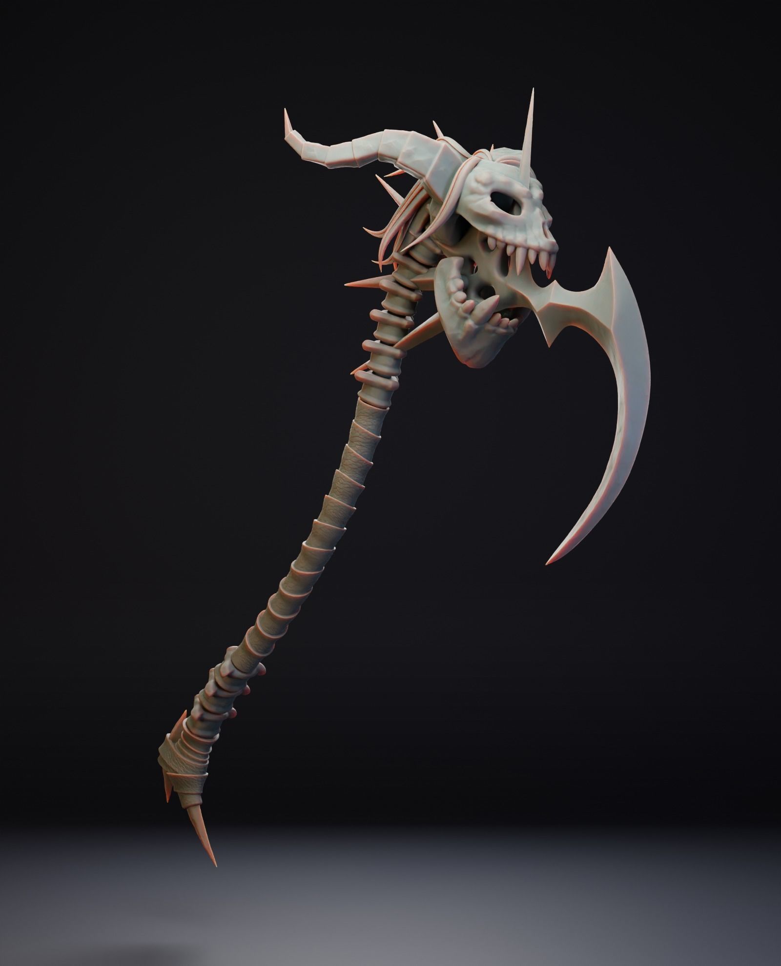Affliction Warlock Mage Tower Staff - World of Warcraft 3D model 3D ...