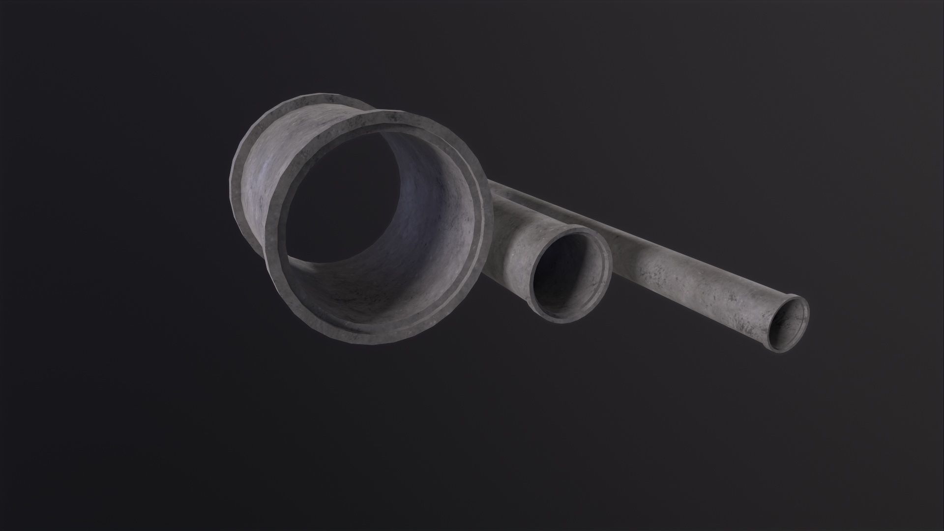 3D model Concrete industrial pipes 3D Model VR / AR / low-poly | CGTrader