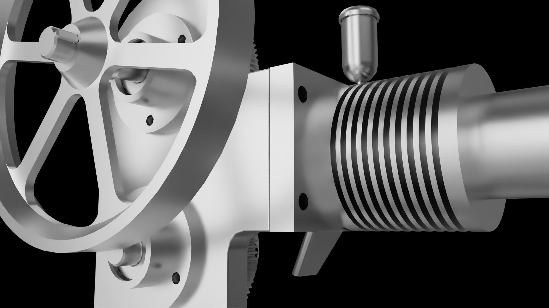 Stirling Engine 3D model 3D printable | CGTrader