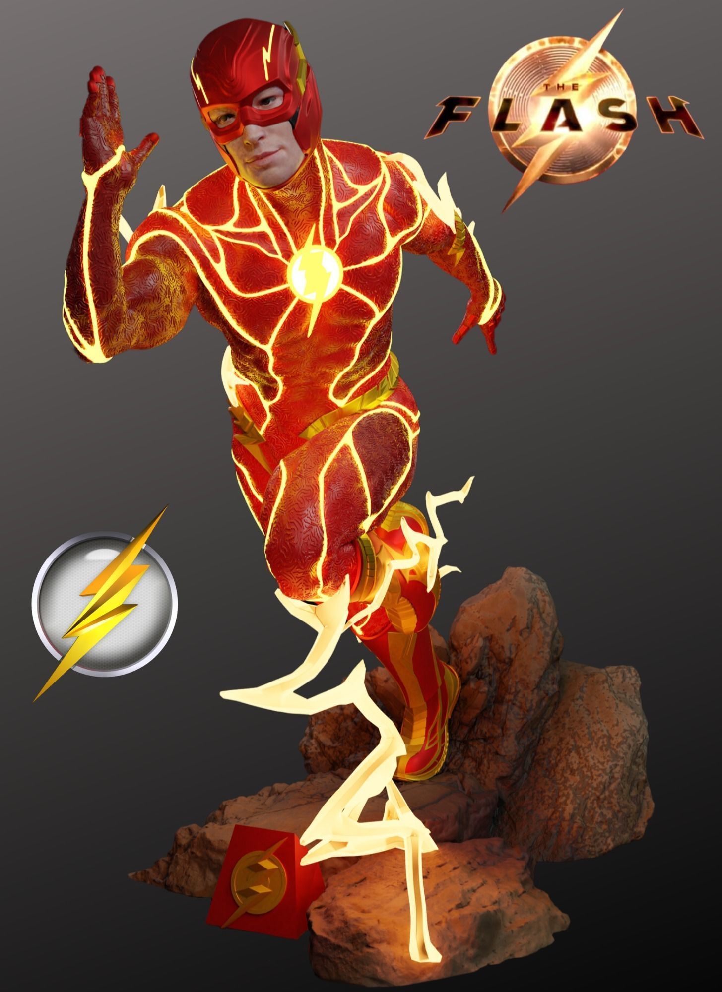 The Flash 2023 3D model 3D printable | CGTrader