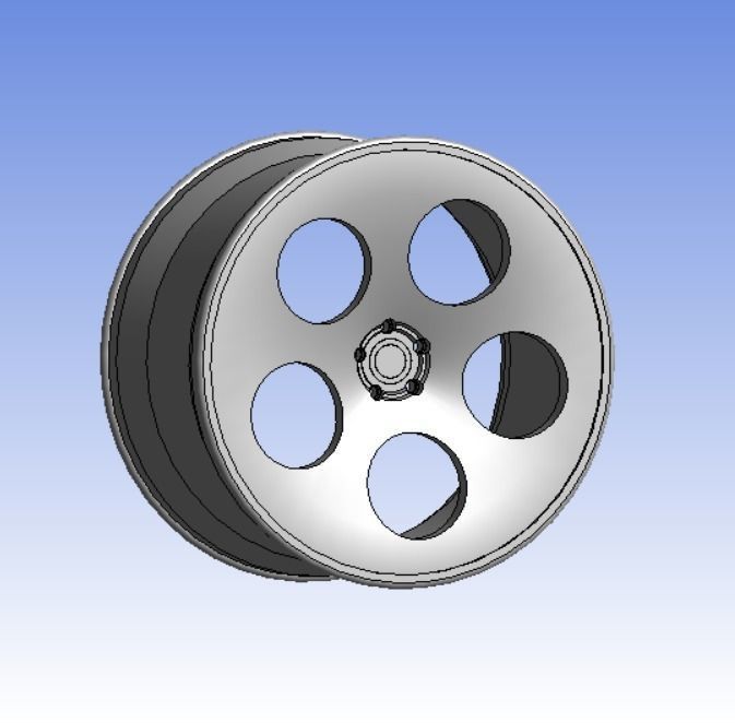 Simple Rim Model 3D model 3D printable | CGTrader