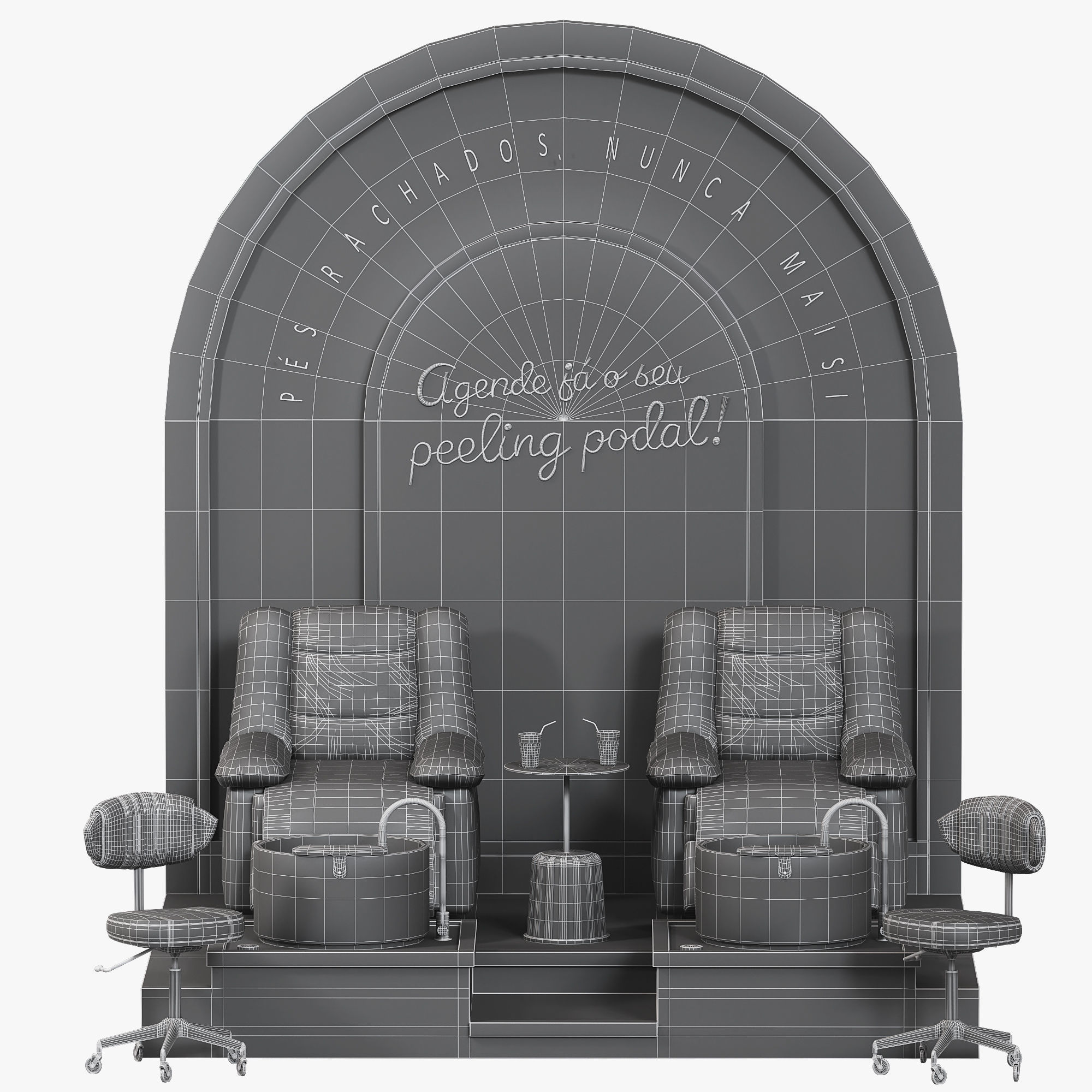 3D model Pedicure beauty salon VR / AR / low-poly | CGTrader