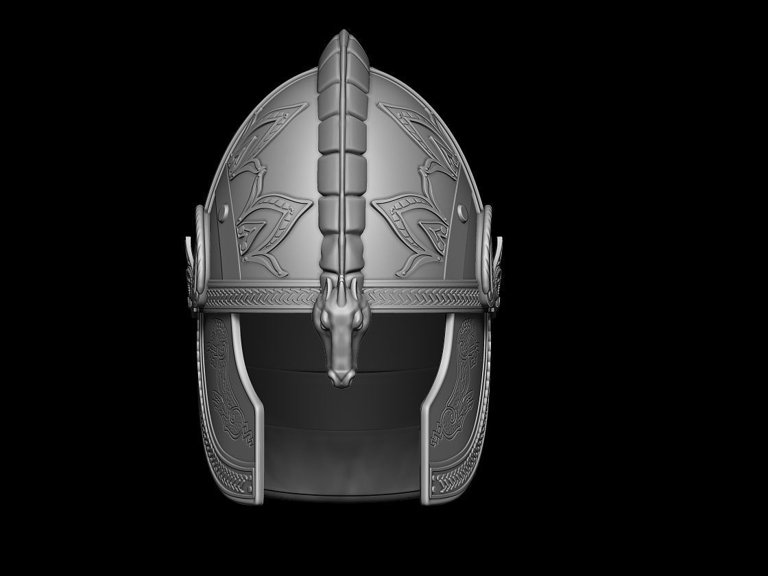 Theodred Helmet lord of the rings 3D DIGITAL DOWNLOAD FILE 3D model 3D printable | CGTrader