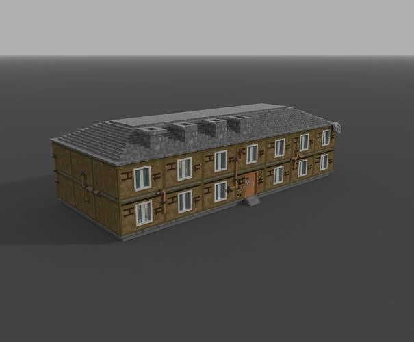 Russian house 3D model | CGTrader