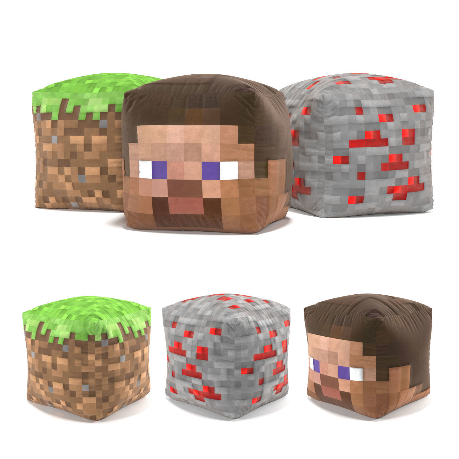 3D model Minecraft Soft Blocks VR / AR / low-poly | CGTrader