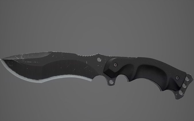 3D model Tactical Knife Military VR / AR / low-poly | CGTrader