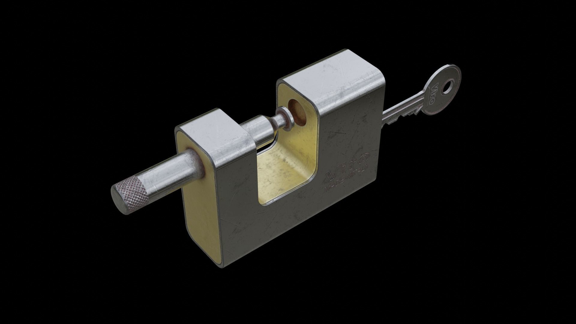 Viro Padlock 3D model | CGTrader