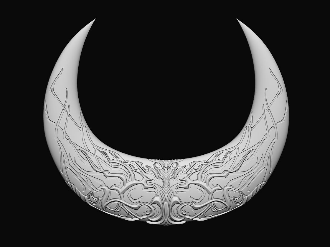 Final Fantasy 14 Moon Emblem Lunar Envoy 3d digital download 3D model ...