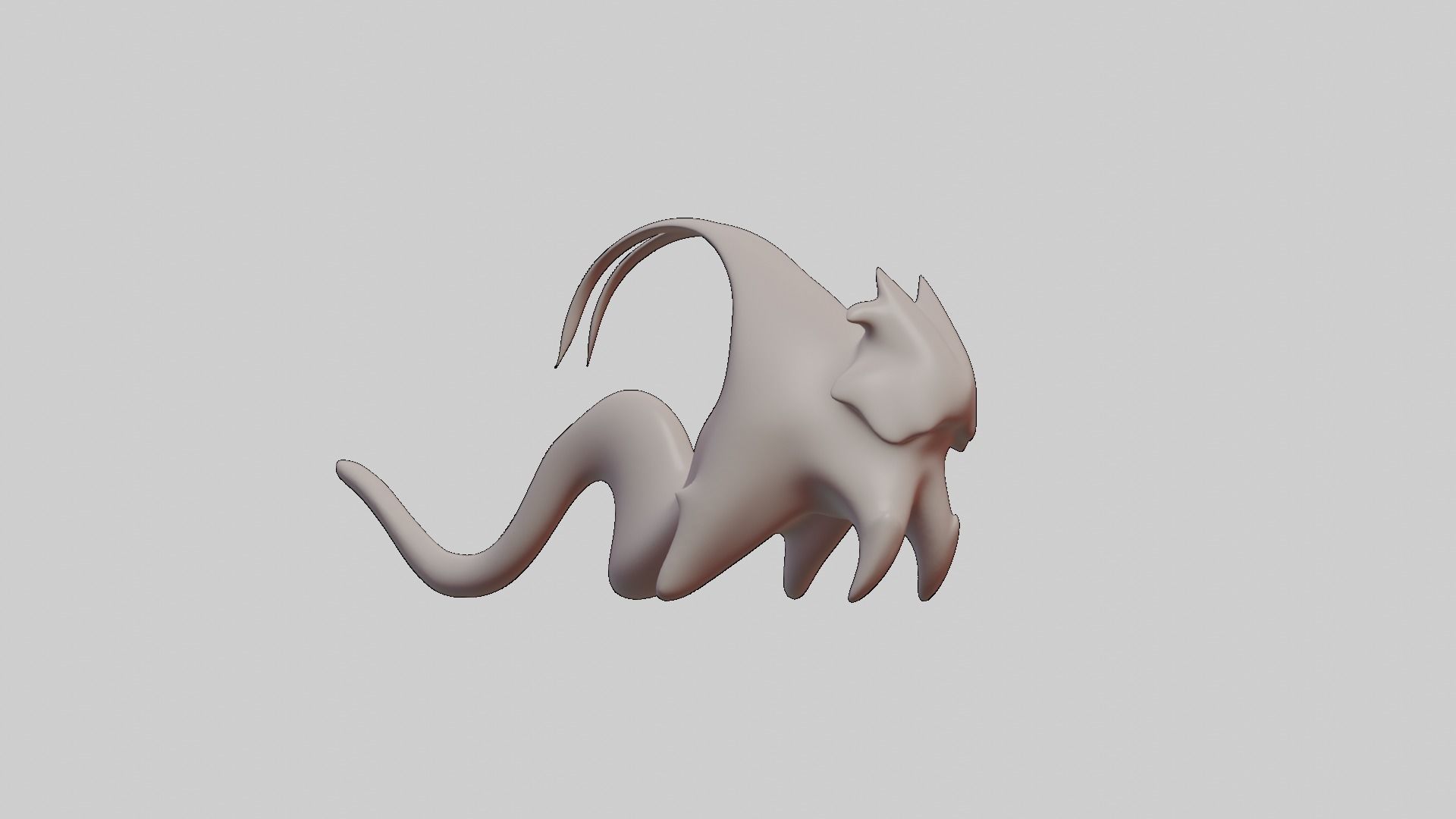 Flashy Cat fluid art sculpture with PBR and HDRI 3D model | CGTrader
