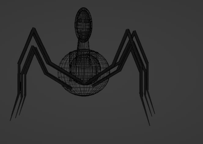 3D model Scary Spider Lady Demon 3D model VR / AR / low-poly | CGTrader