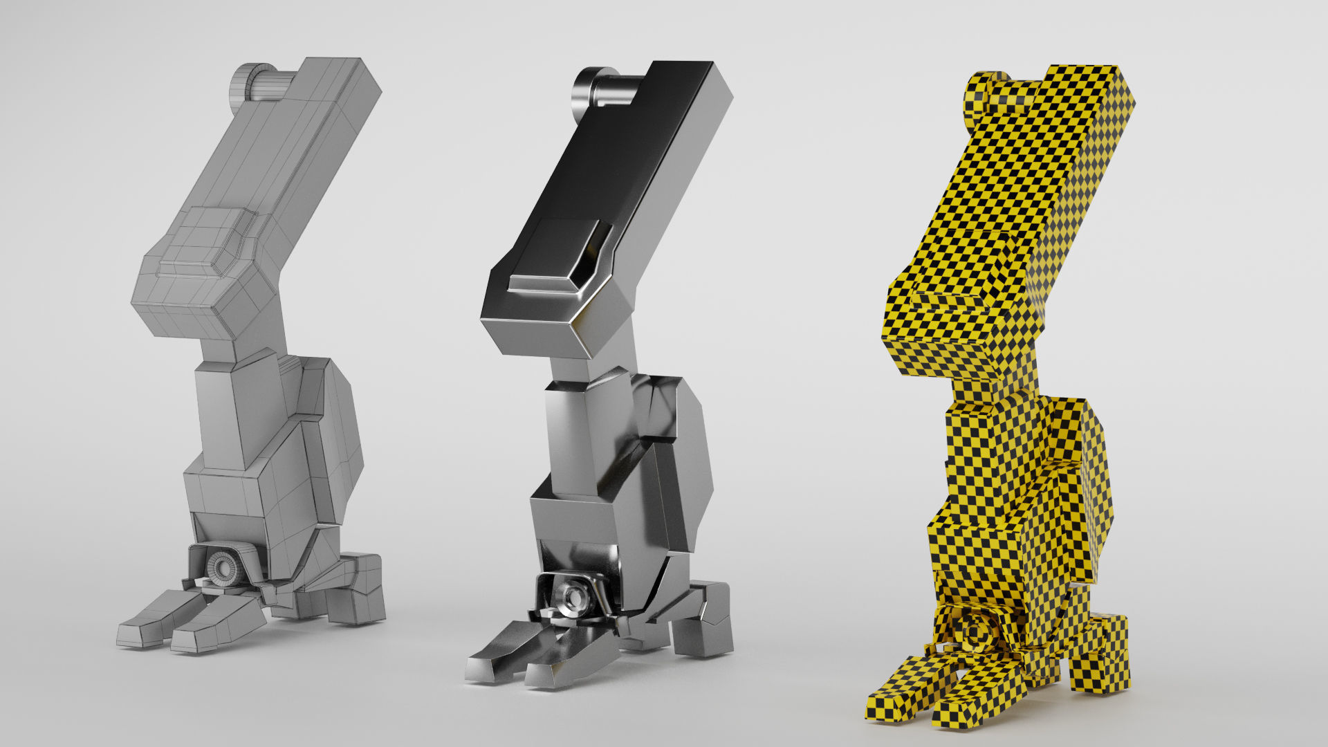 3D model 10 MECHANICAL LEG VOL 01 VR / AR / low-poly | CGTrader